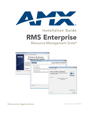RMS Enterprise Installation Guide | Manualzz