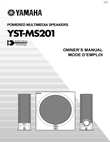 Yamaha YST-MS201 Owner's manual | Manualzz