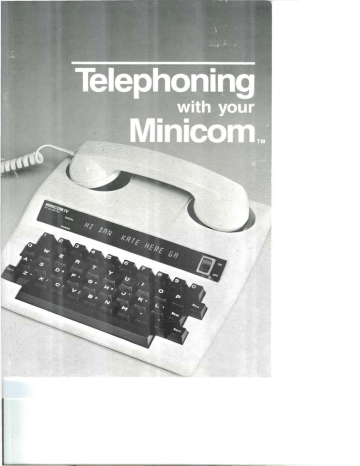 Minicom III, Minicom IV User Manual | Manualzz