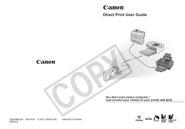 Canon PowerShot SD950 IS camera User guide | Manualzz