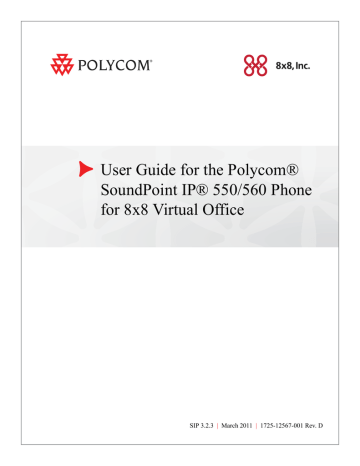 Polycom SoundPoint IP 560 User guide | Manualzz