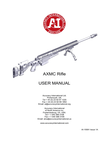 Accuracy International AX AXMC USER MANUAL | Manualzz