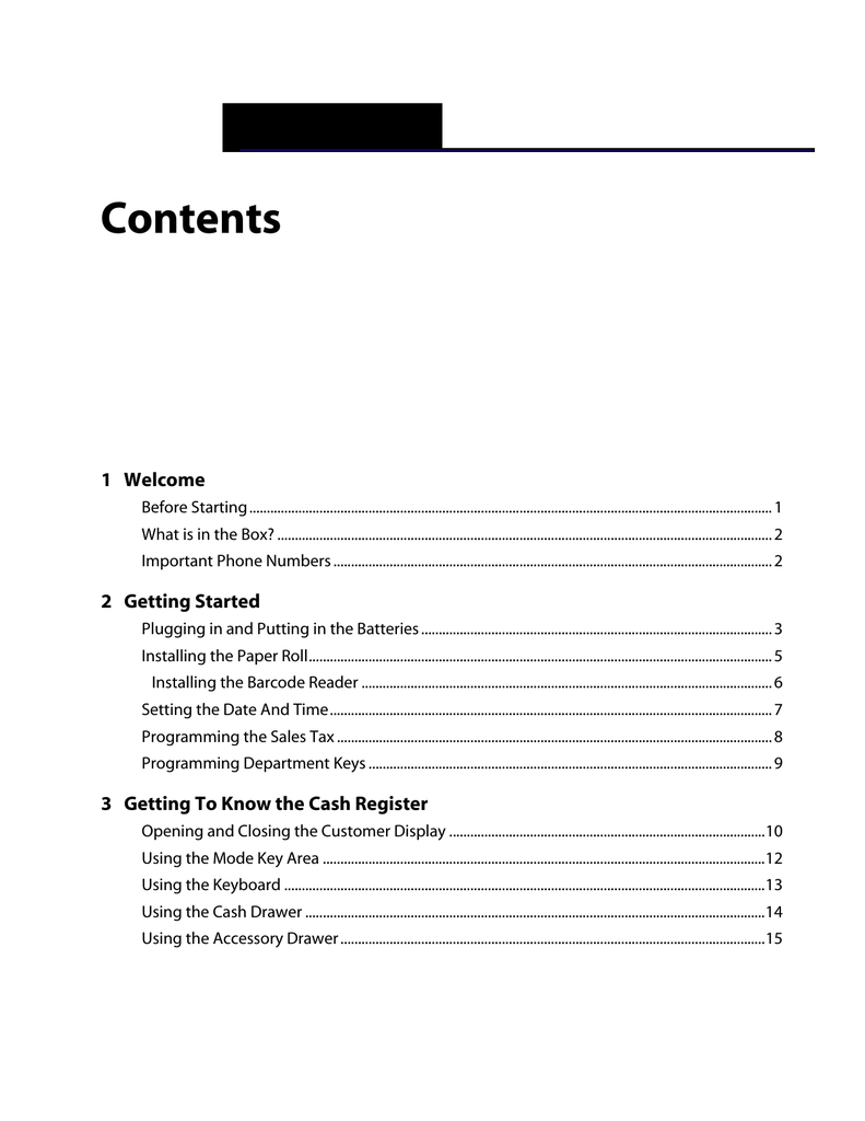 Royal Alpha 583cx Cash Register Owner Manual | Manualzz