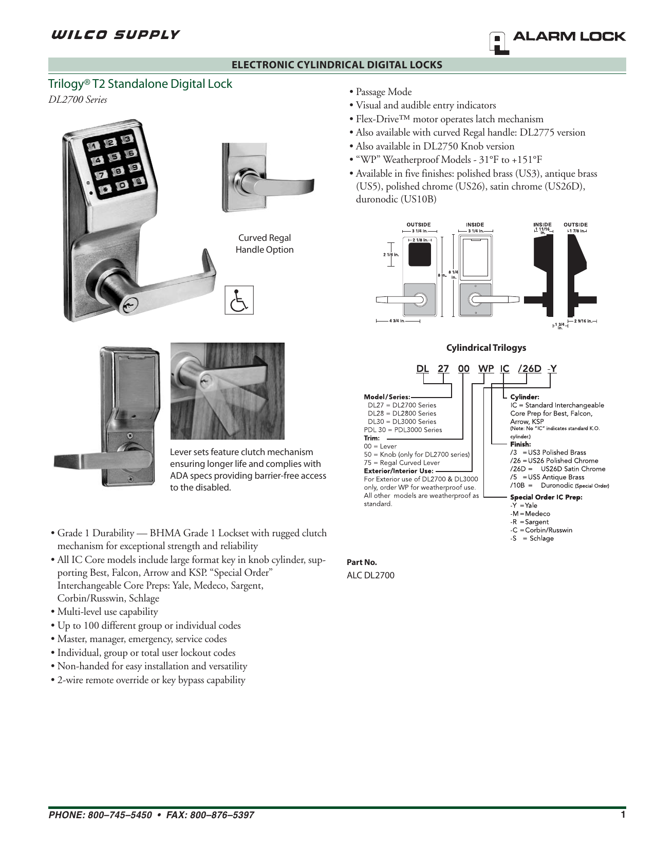 Seriously 33 Facts Of Alarm Lock Trilogy Dl2700 Andy Phelps 