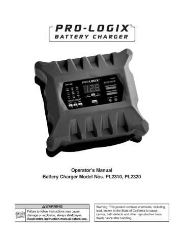 pro.point Battery Charger Instruction manual | Manualzz