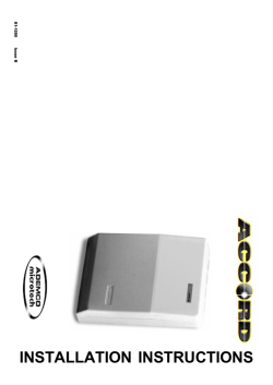 ADEMCO Accord - Installation manual, Specification, User Instructions ...