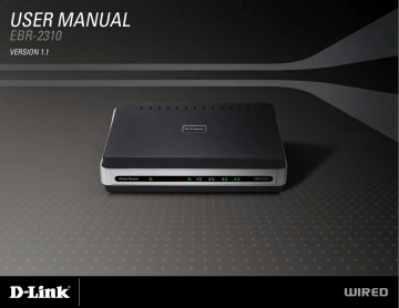 Dlink EBR-2310 Owner's Manual | Manualzz