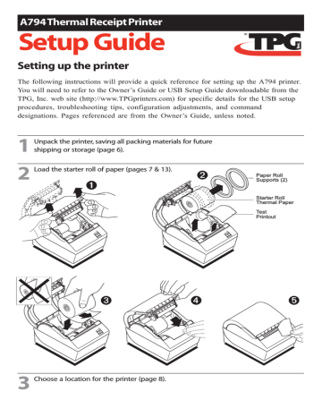 TPG A794 Setup guide | Manualzz