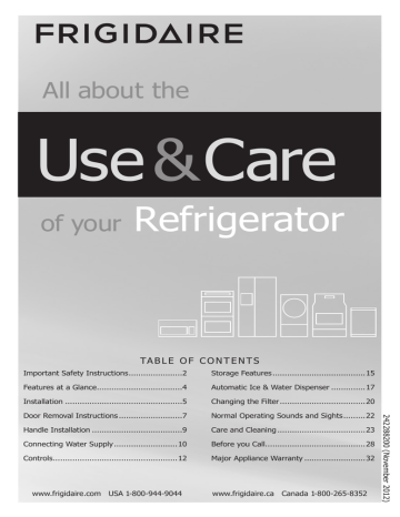 Frigidaire Professional 22.16 cu. ft. Side by Side Refrigerator in ...
