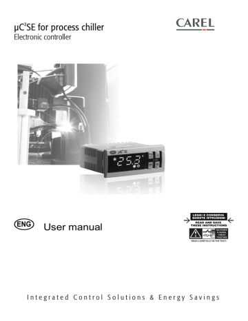 CAREL µC2SE for process chiller User Manual | Manualzz