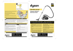 Dyson DC02 - Operating manual, Owner's manual | manualzz.com