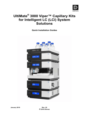 Dionex UltiMate 3000 LCi Installation guide | Manualzz