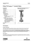 Fisher EZ easy-e Control Valve Instruction Manual | Manualzz