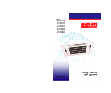 Acson international ACK 30A manual | Manualzz