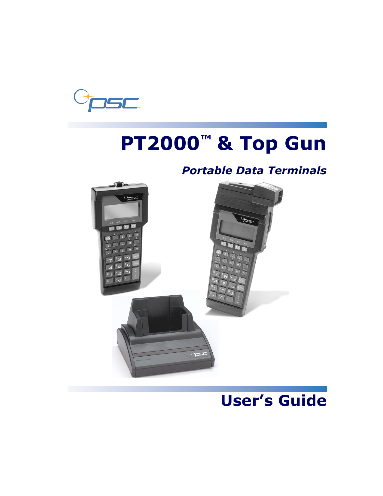 PSC PT2000 User`s guide | Manualzz