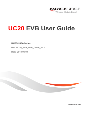 UC20 EVB User Guide - Quectel | Manualzz