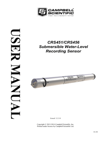 Campbell CRS451 User manual | Manualzz