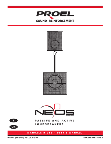 PROEL NEOS SERIES User manual | Manualzz