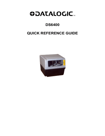 Datalogic DS6400 User manual | Manualzz
