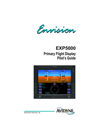 Avidyne Entegra EXP5000 Operating instructions | Manualzz