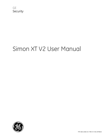 GE Security Simon XT V2 User Manual | Manualzz