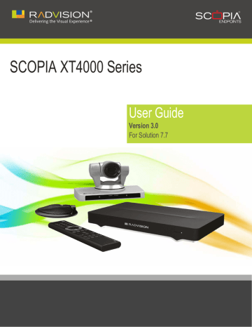 RADVision SCOPIA XT4000 Series User guide | Manualzz