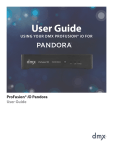DMX ProFusion iO Pandora User Guide | Manualzz