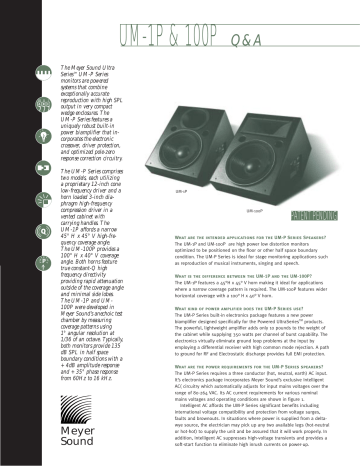 Meyer sound upm 1p speakers bureau