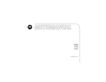 Motorola V325 Guide | Manualzz
