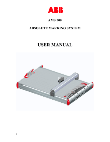 ABB AMS 500 User manual | Manualzz