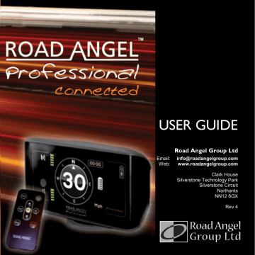 Road Angel Professional connected User Guide | Manualzz