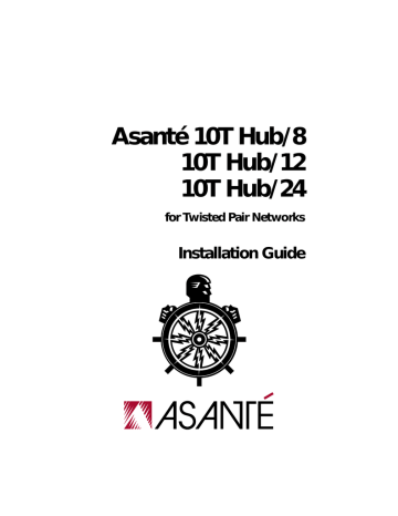 Asanté 10T Hub 8, 12, 24 Installation Guide | Manualzz