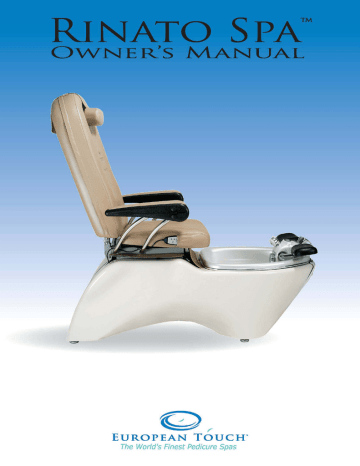 European Touch Rinato SPA Owner's Manual | Manualzz