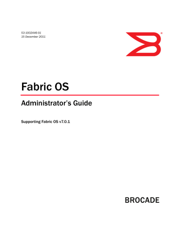 Fujitsu Brocade DCX 8510-8 Administrator's Guide | Manualzz