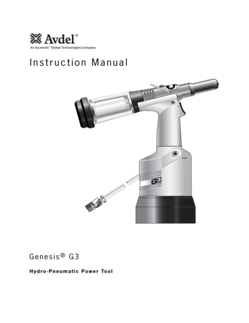 Avdel Genesis G3 Instruction manual | Manualzz