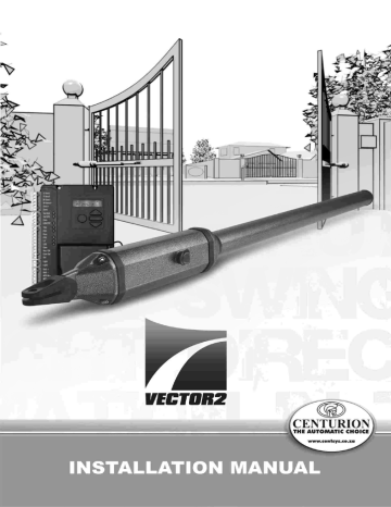 Centurion Vector2 V500 Installation manual | Manualzz