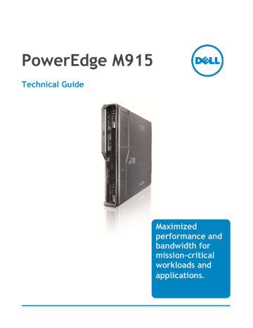 Dell PowerEdge M915 Technical Guide | Manualzz