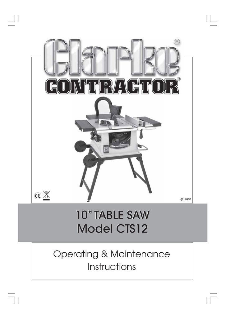 Clarke Woodworker 10 Table Saw Spare Parts | Reviewmotors.co
