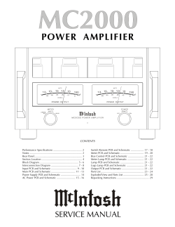 McIntosh C8 - SCHEMATICS - User manual, instruction manual | manualzz.com
