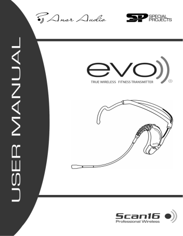 Wireless Microphone System Scan16 Professional UHF, Evo True Wireless Fitness Transmitter User ...