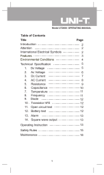 UNI-T UT2000 series - Manual de usuario, Manual de operación