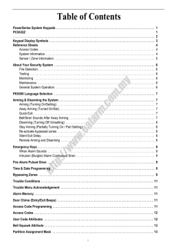 DSC PowerSeries PK5501 - User manual, installation Guide, Manual