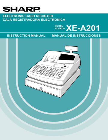 Sharp XE-A201 Instruction manual | Manualzz