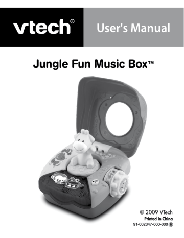 VTech Jungle Fun Music Box Pink User manual | Manualzz