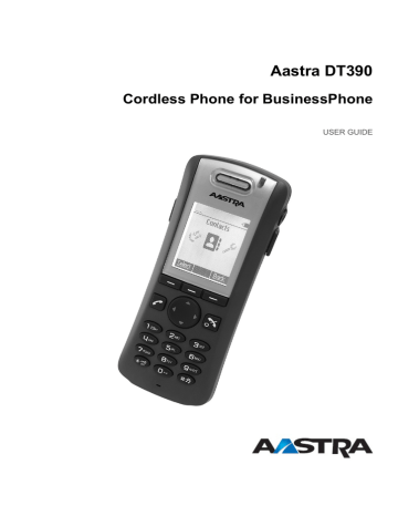 Aastra DT390 User guide | Manualzz