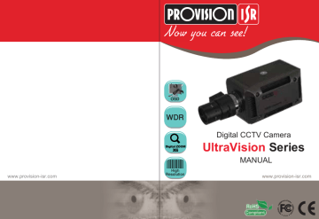 PROVISION ISR UltraVision X6 Digital CCTV Camera User Manual | Manualzz
