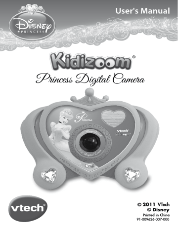 VTech Kidizoom Princess Digital Camera User manual | Manualzz