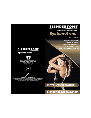 Slendertone System Arms Instruction Manual | Manualzz