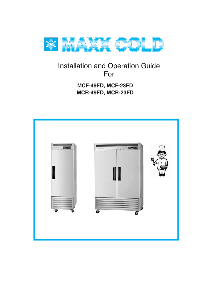 Maxx Cold MCF-49FD Specifications | Manualzz