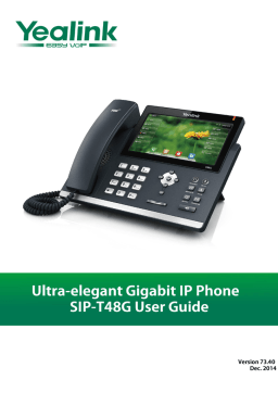 Yealink SIP-T48G - User manual, Manual, Owner's manual